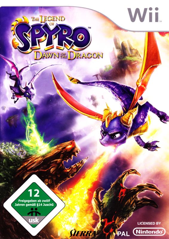 The Legend of Spyro: Dawn of the Dragon cover or packaging material ...