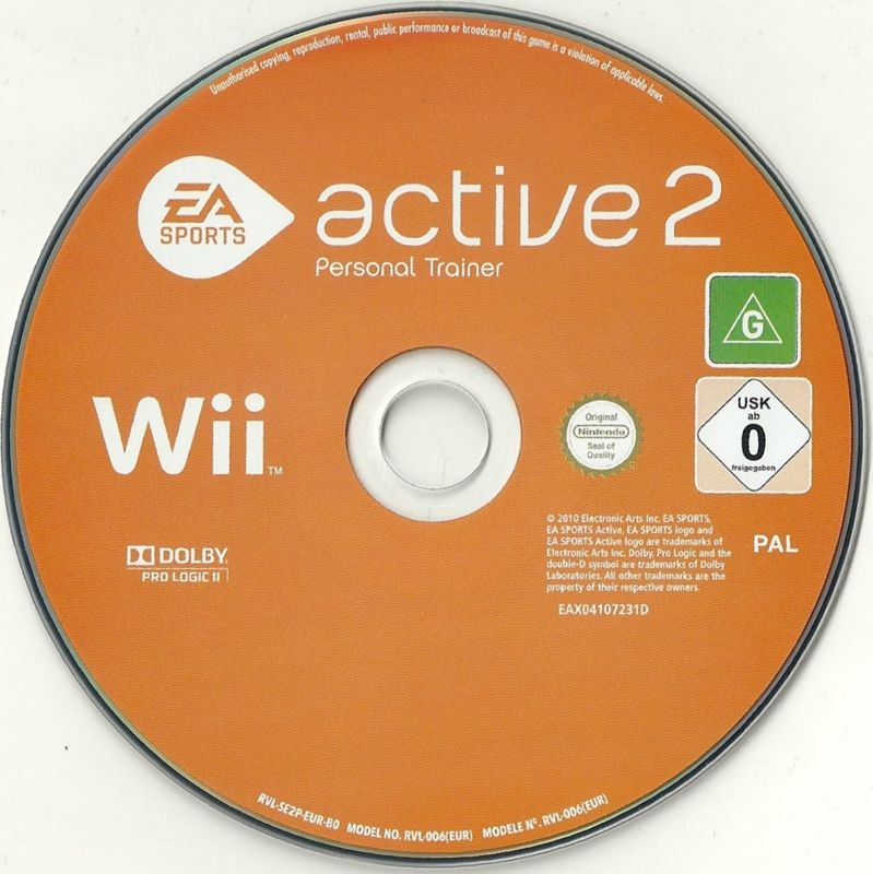 EA Sports Active 2 cover or packaging material - MobyGames