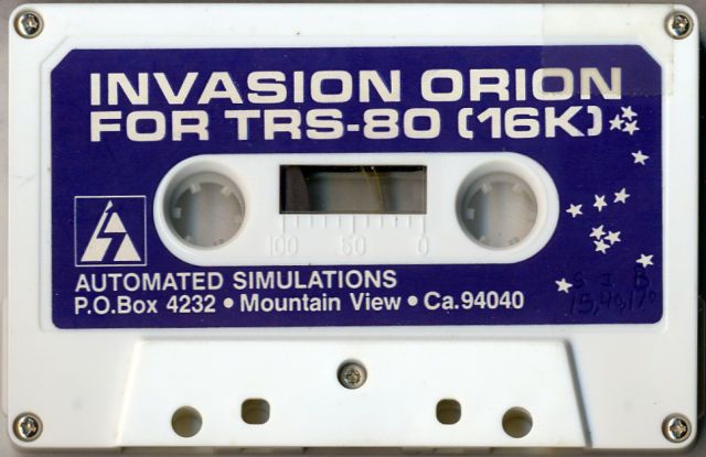 Invasion Orion cover or packaging material - MobyGames