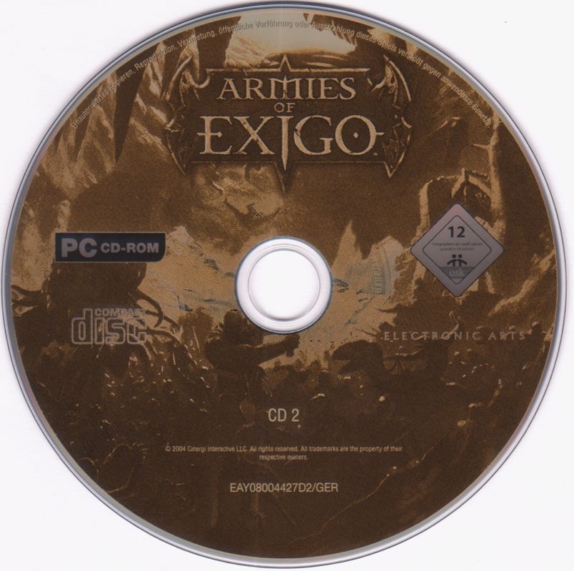 Armies of Exigo cover or packaging material - MobyGames