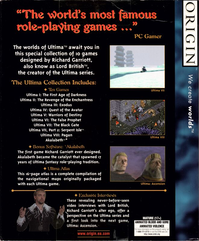 Ultima Collection cover or packaging material - MobyGames