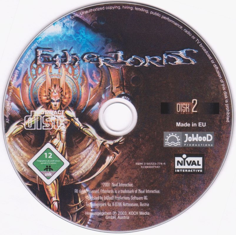Etherlords cover or packaging material - MobyGames