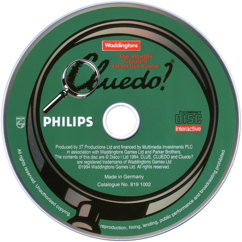 Clue cover or packaging material - MobyGames