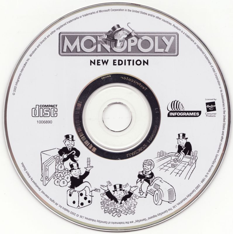 Monopoly cover or packaging material - MobyGames
