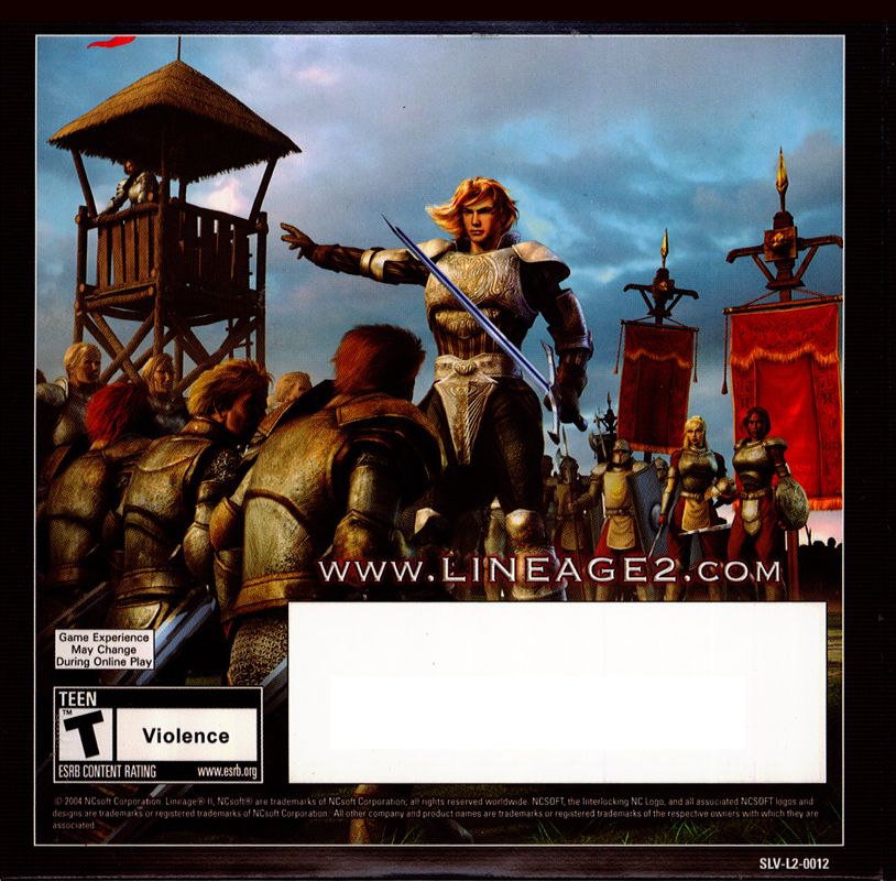 Lineage II: The Chaotic Chronicle cover or packaging material - MobyGames