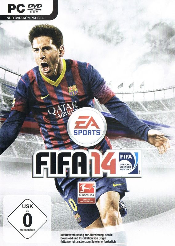 FIFA 14 cover or packaging material - MobyGames