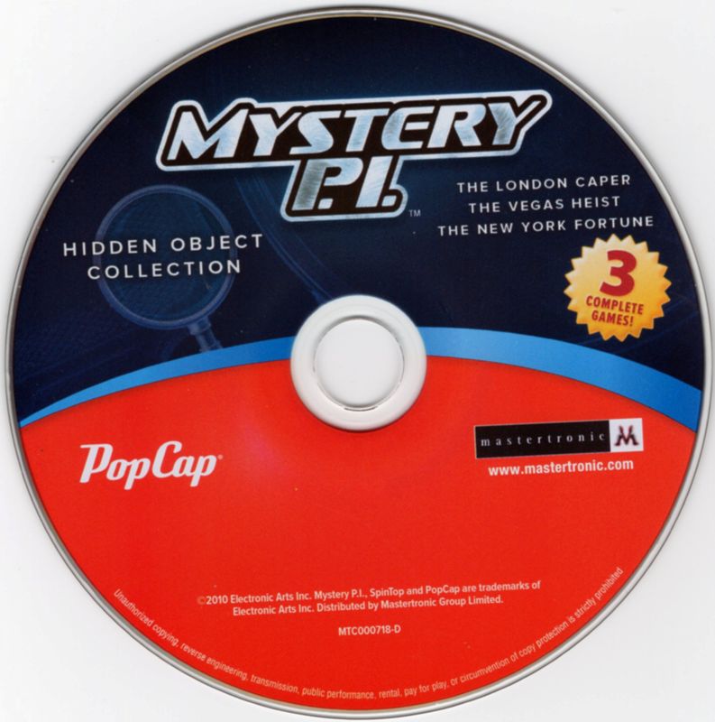 Mystery P.I.: Hidden Object Collection cover or packaging material ...