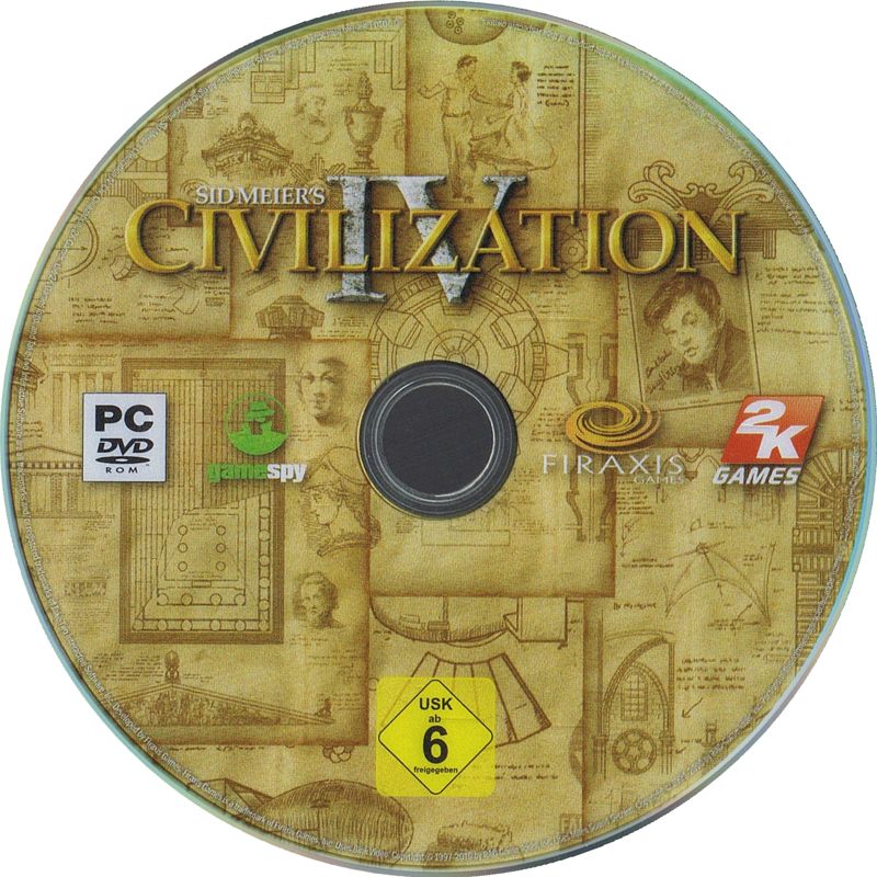 Sid Meier's Civilization IV cover or packaging material - MobyGames
