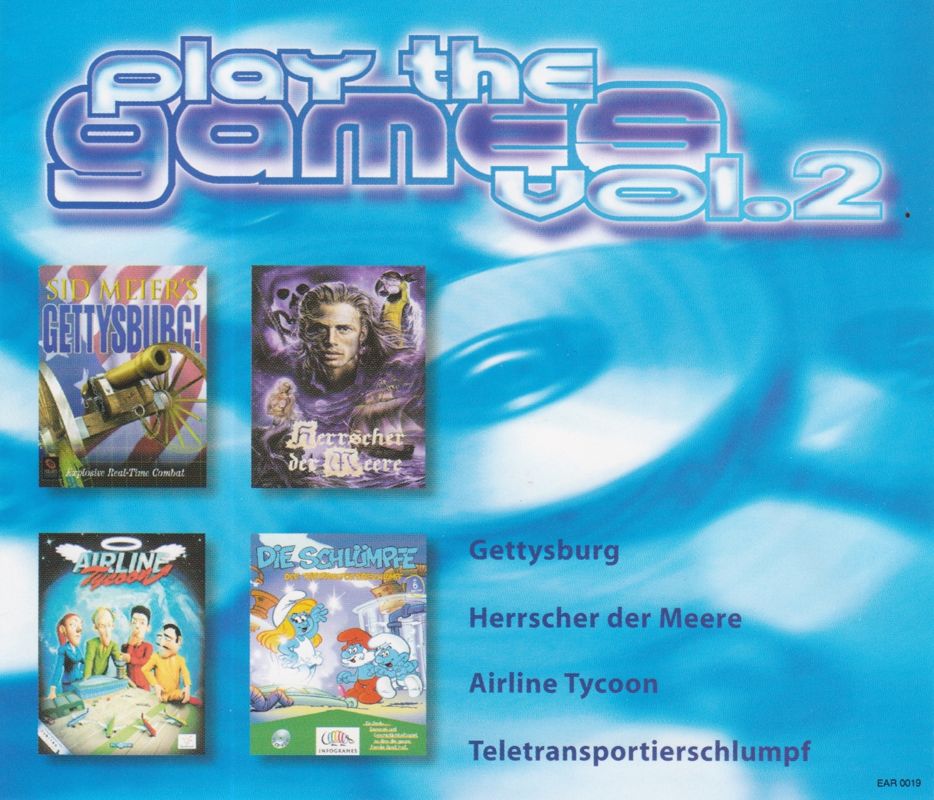 Play the Games Vol. 2 cover or packaging material - MobyGames