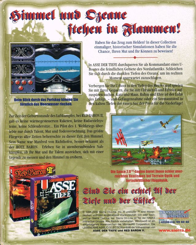 Legendäre Asse cover or packaging material - MobyGames