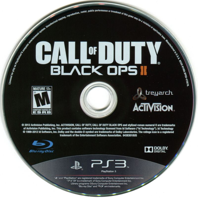Call of Duty: Black Ops II cover or packaging material - MobyGames