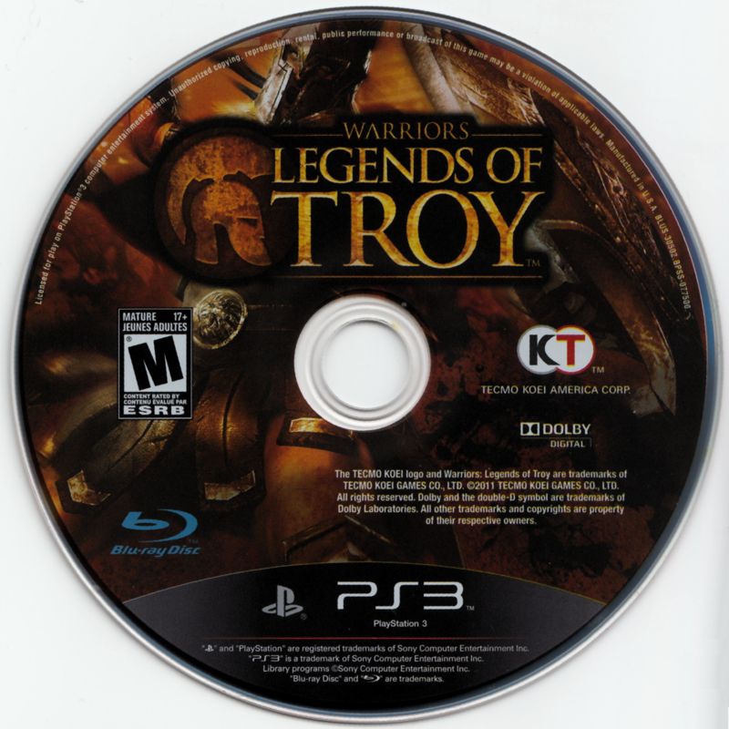 Warriors: Legends of Troy cover or packaging material - MobyGames
