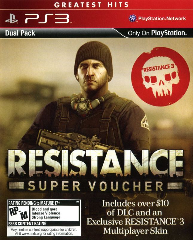 Resistance: Dual Pack cover or packaging material - MobyGames
