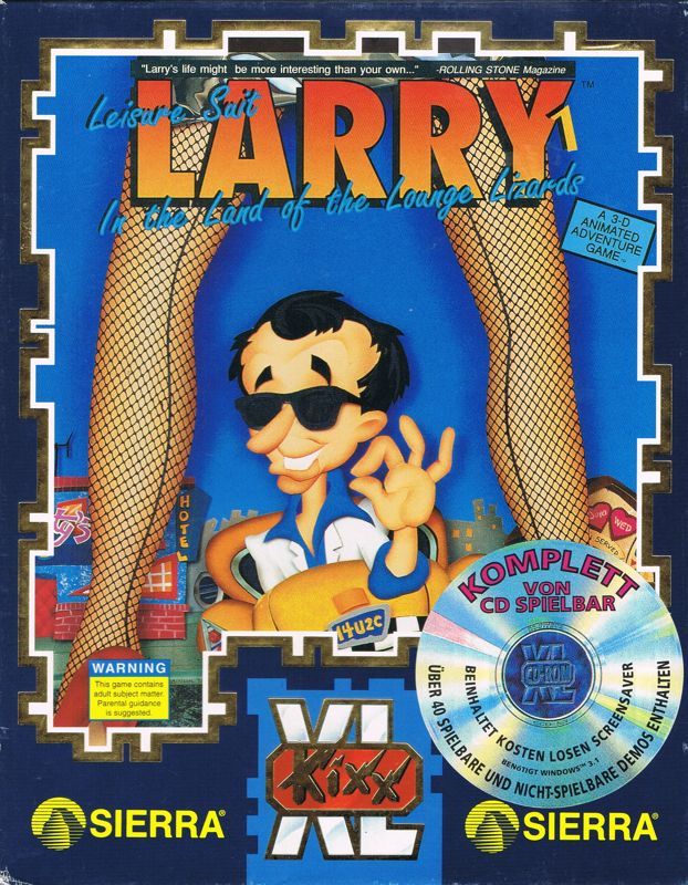 Leisure Suit Larry 1: In the Land of the Lounge Lizards cover or ...