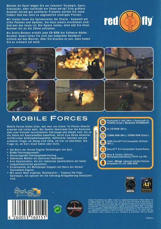 Mobile Forces cover or packaging material - MobyGames
