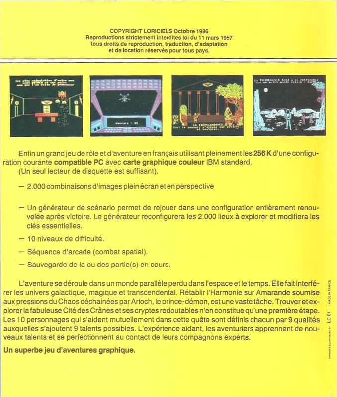 Tera: La Cité des Crânes cover or packaging material - MobyGames