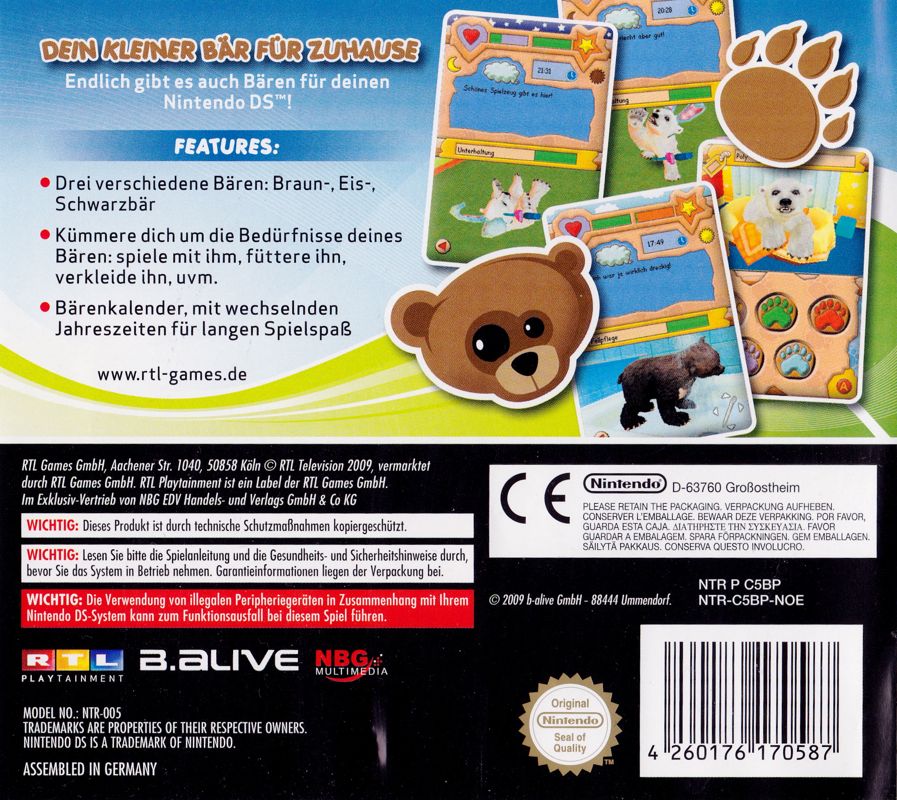 Little Bears cover or packaging material - MobyGames