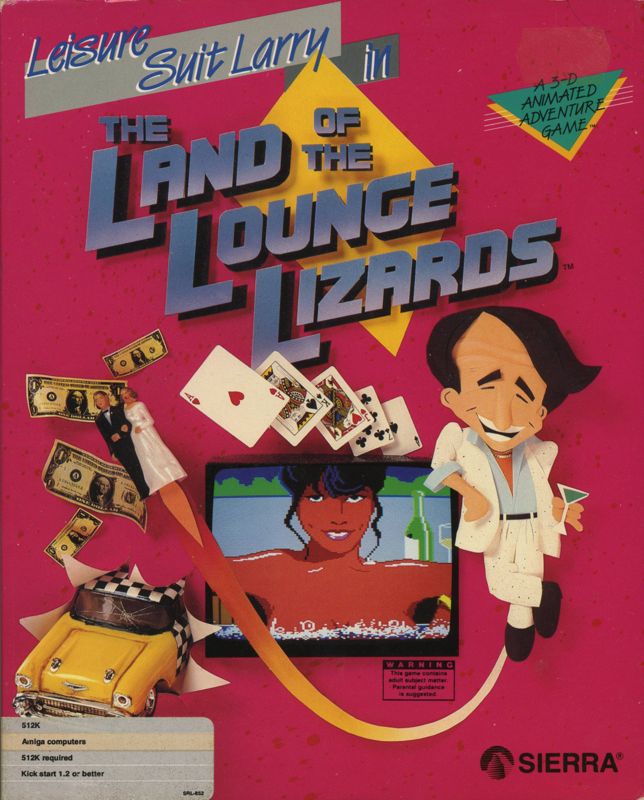 Leisure Suit Larry in the Land of the Lounge Lizards cover or packaging ...