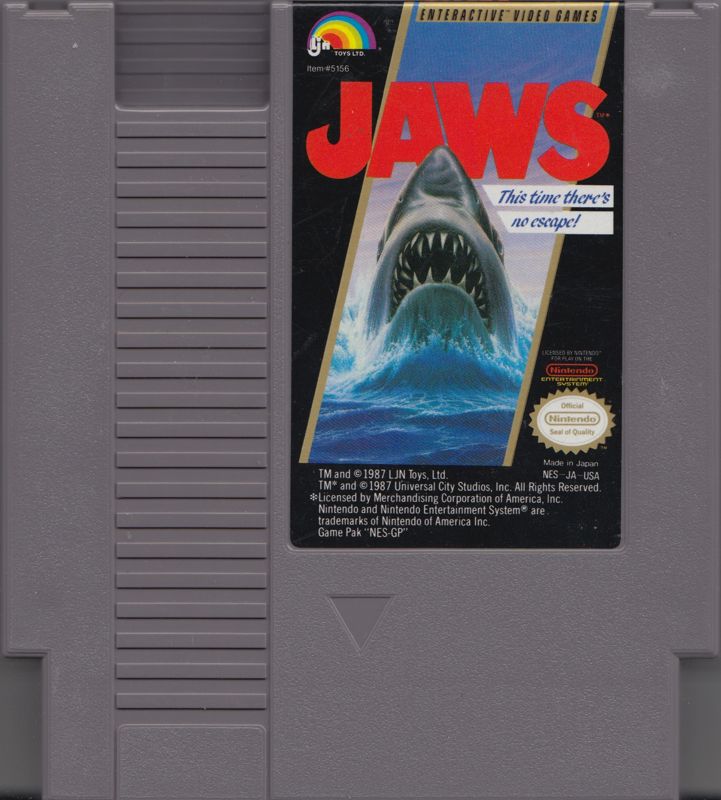 Jaws cover or packaging material - MobyGames