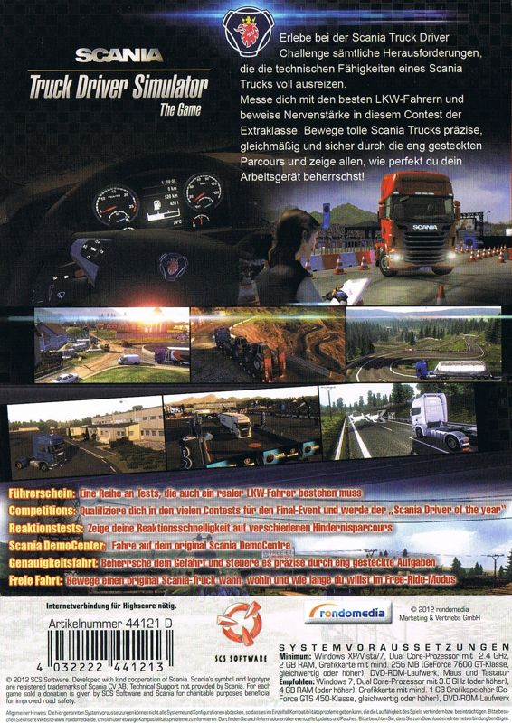 Scania Truck Driving Simulator: The Game cover or packaging material ...