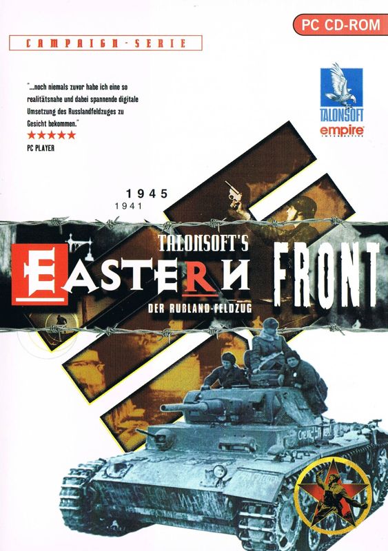 TalonSoft's East Front cover or packaging material - MobyGames