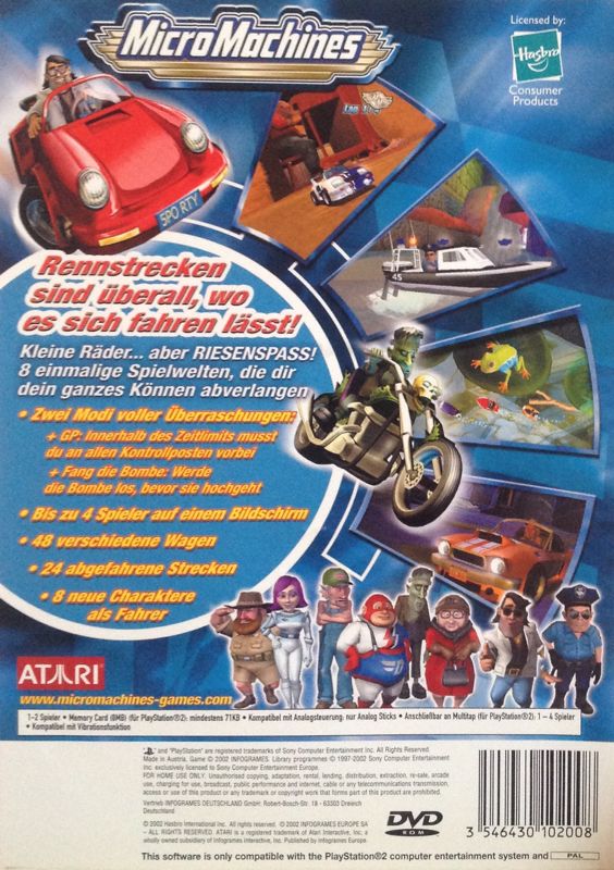 Micro Machines cover or packaging material - MobyGames