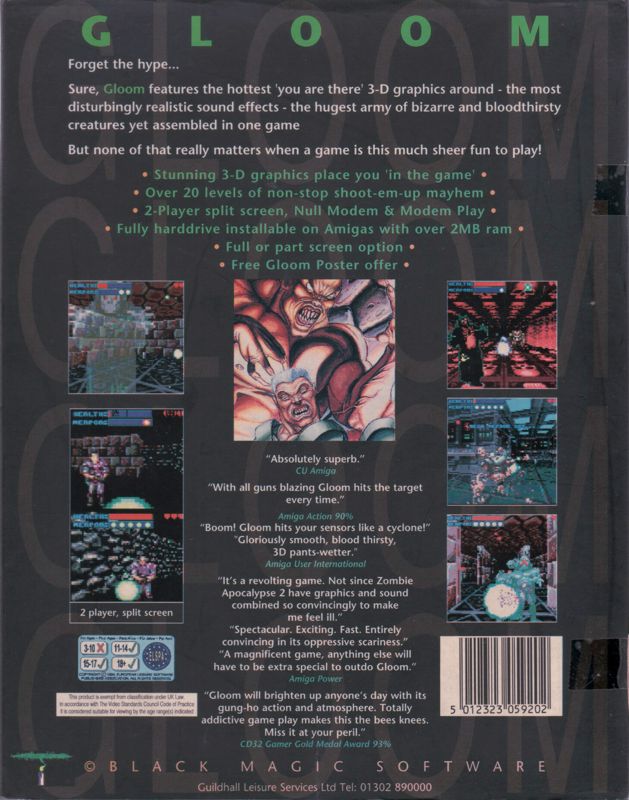 Gloom cover or packaging material - MobyGames