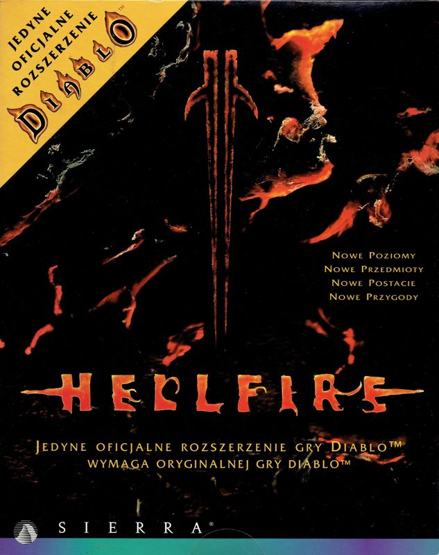 Hellfire cover or packaging material - MobyGames