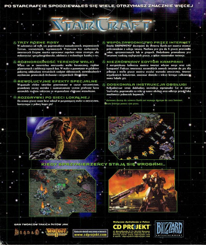 StarCraft cover or packaging material - MobyGames