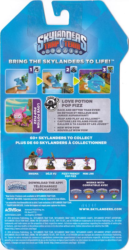 Skylanders: Trap Team - Love Potion Pop Fizz (Series 3) cover or ...