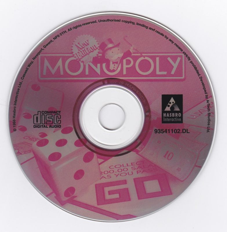 Monopoly cover or packaging material - MobyGames