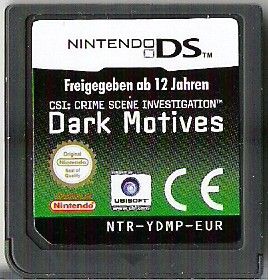 CSI: Crime Scene Investigation - Dark Motives cover or packaging ...