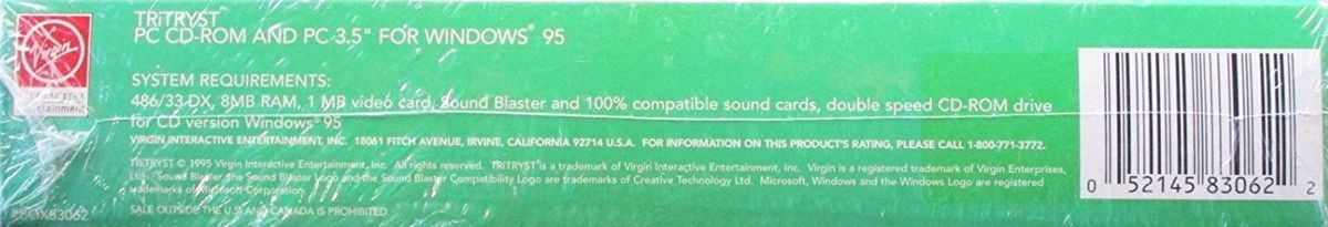 TriTryst cover or packaging material - MobyGames