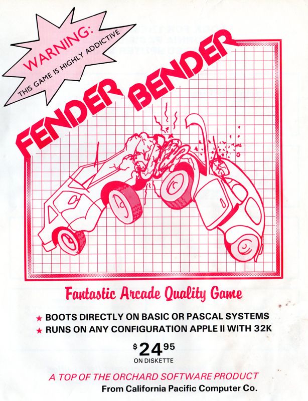 Fender Bender (1980) - MobyGames