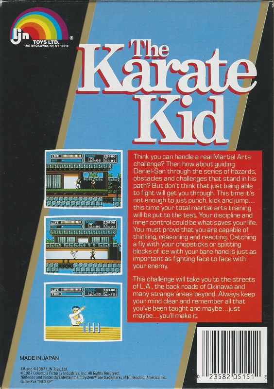 The Karate Kid cover or packaging material - MobyGames