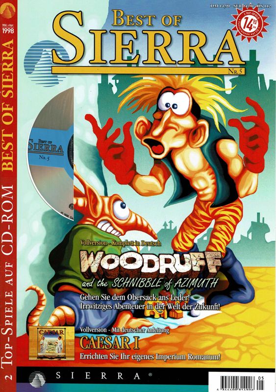 Best of Sierra: 12 Top Games cover or packaging material - MobyGames