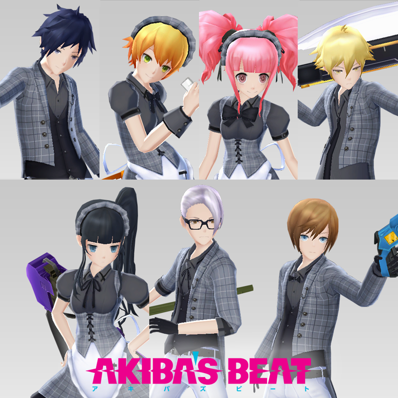 Akiba's Beat: Exclusive Maid/Butler Costume Set (2017) - MobyGames