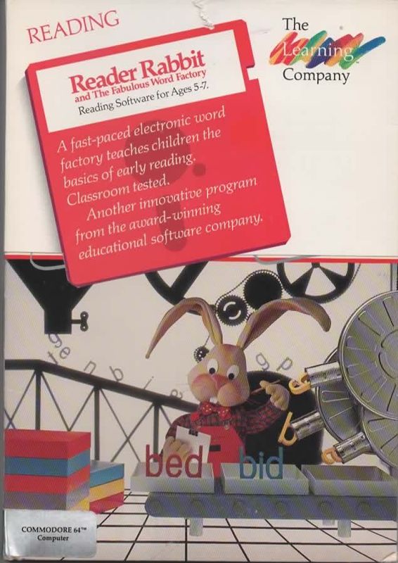 Reader Rabbit cover or packaging material - MobyGames
