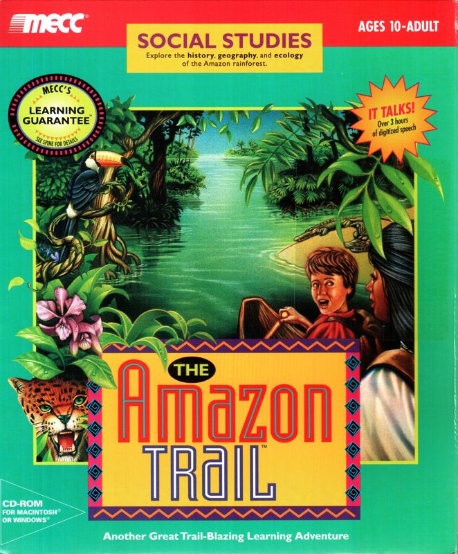 The Amazon Trail cover or packaging material - MobyGames
