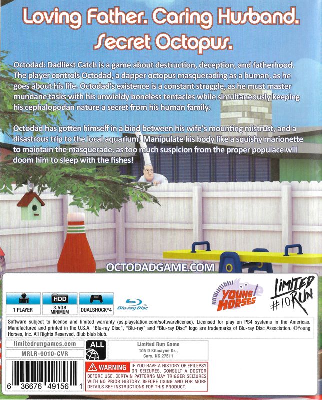 Octodad: Dadliest Catch cover or packaging material - MobyGames