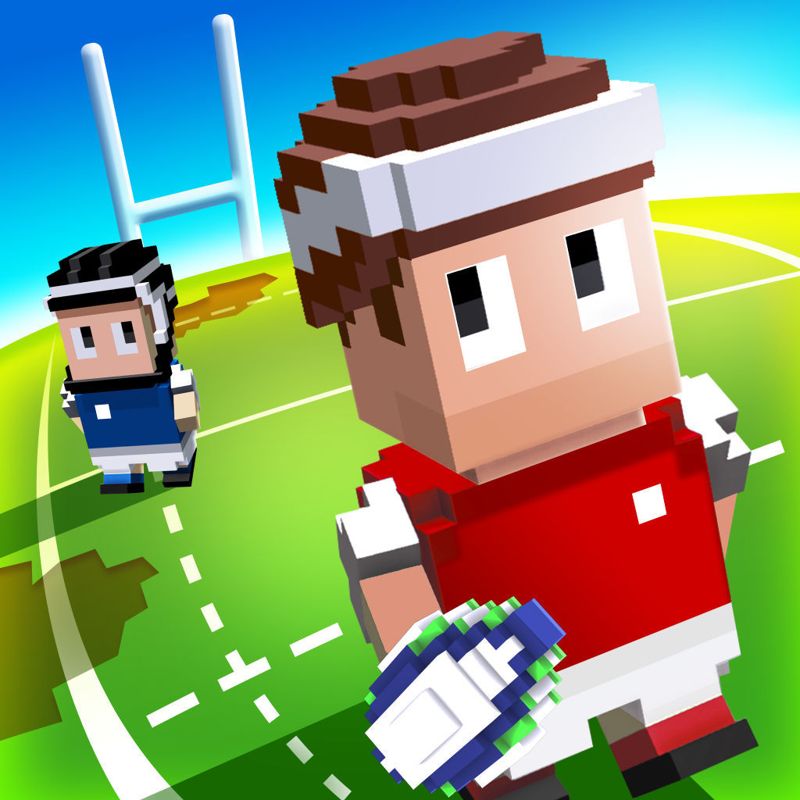 Blocky Rugby cover or packaging material - MobyGames