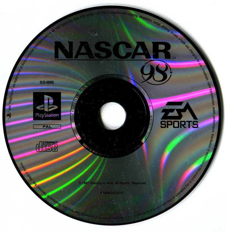 NASCAR 98 cover or packaging material - MobyGames
