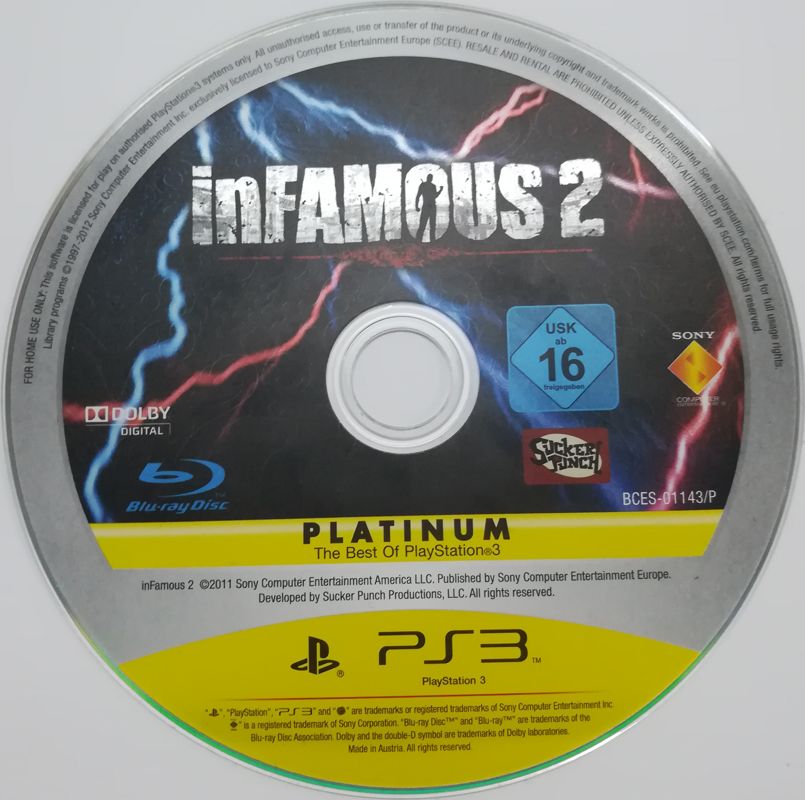 inFAMOUS 2 cover or packaging material - MobyGames