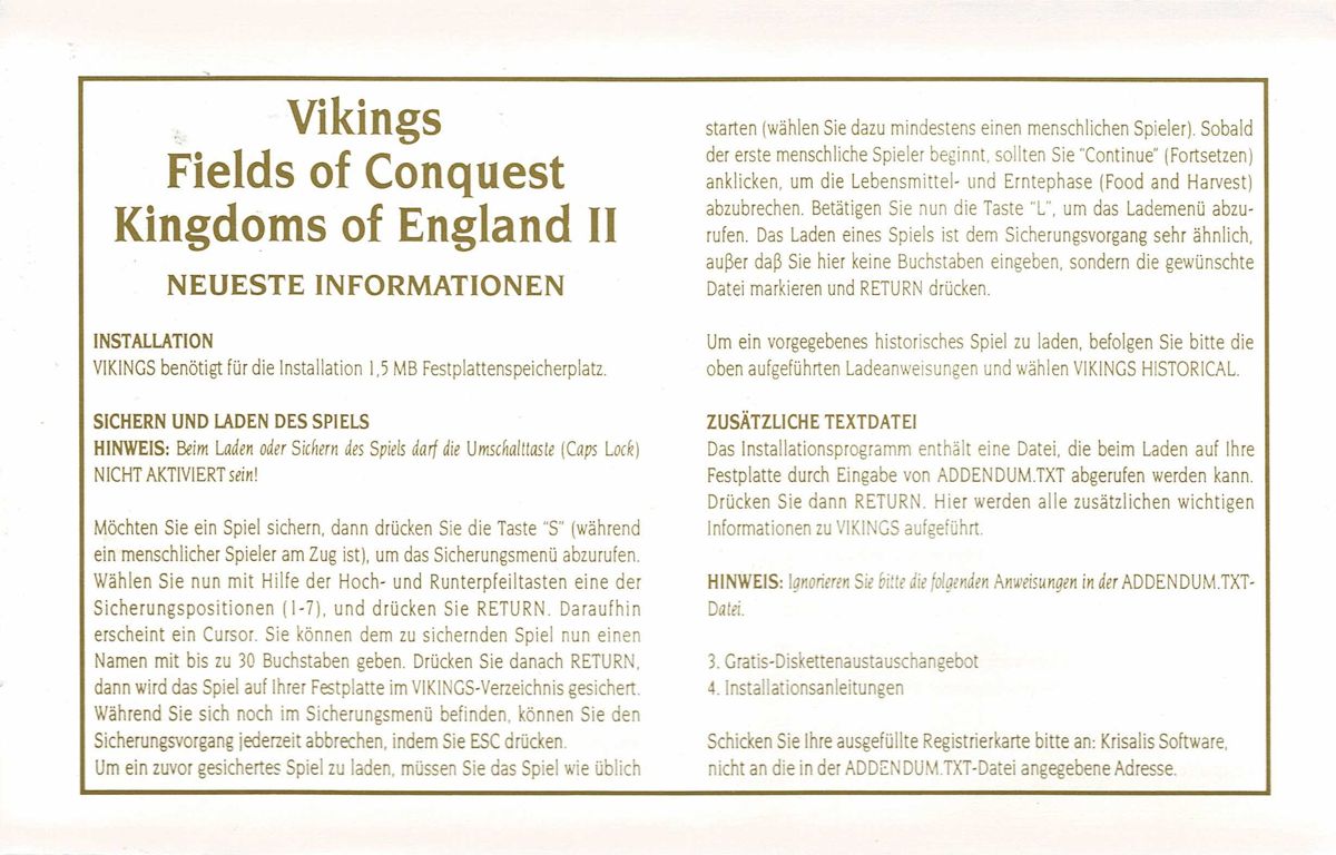 Vikings: Fields of Conquest - Kingdoms of England II cover or packaging ...