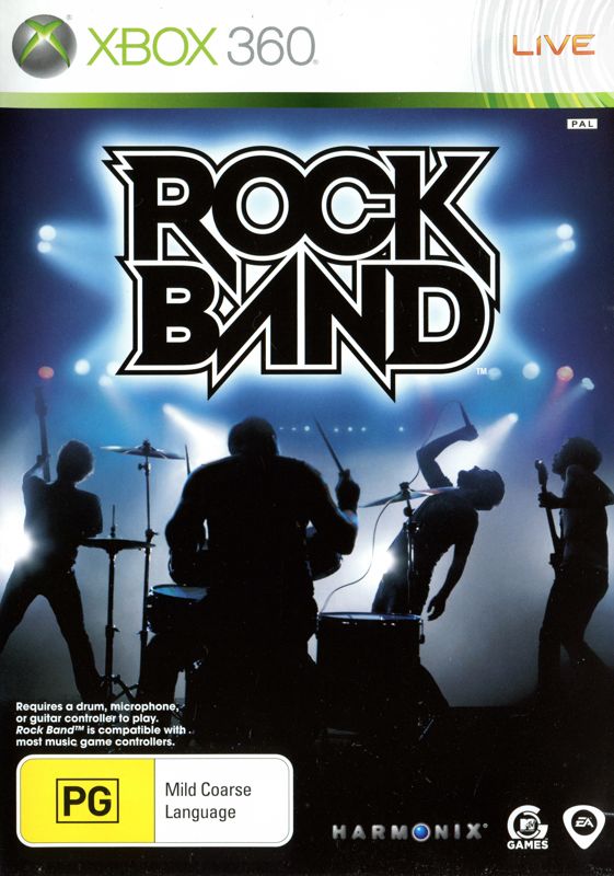 Rock Band cover or packaging material - MobyGames