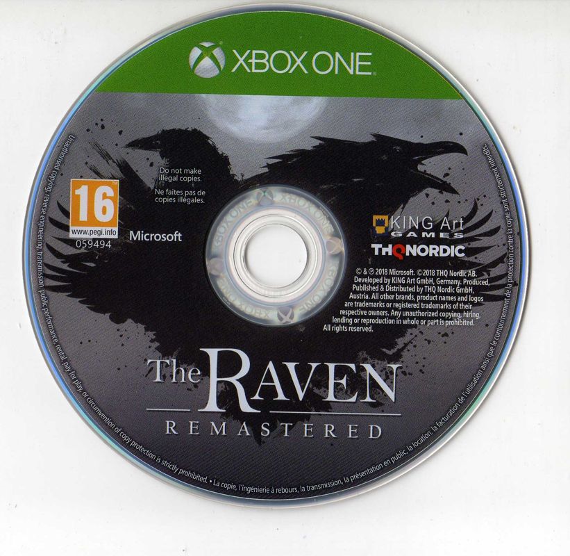 The Raven: Remastered cover or packaging material - MobyGames