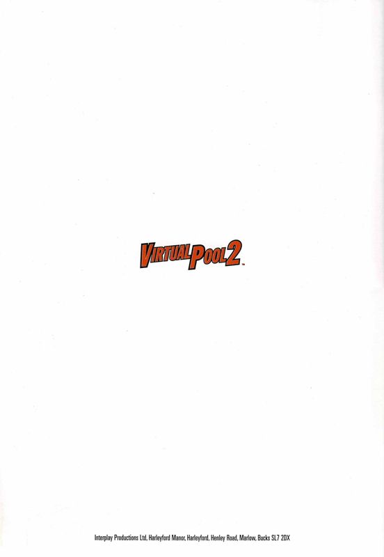 Virtual Pool 2 cover or packaging material - MobyGames