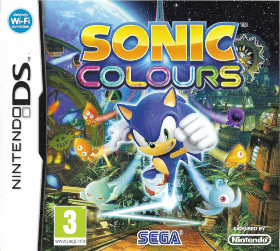 Sonic: Colors cover or packaging material - MobyGames