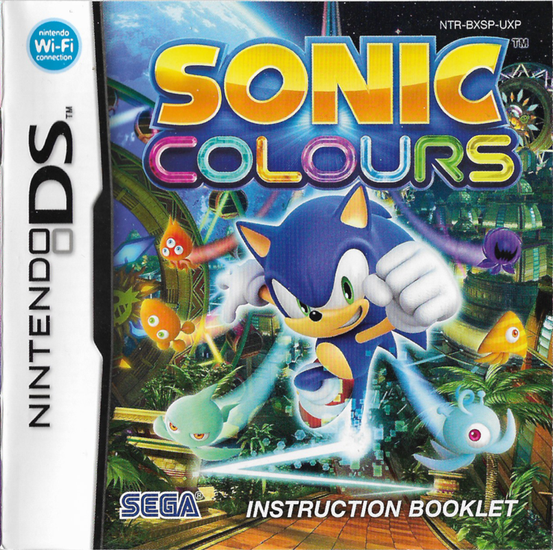 Sonic Colors cover or packaging material - MobyGames