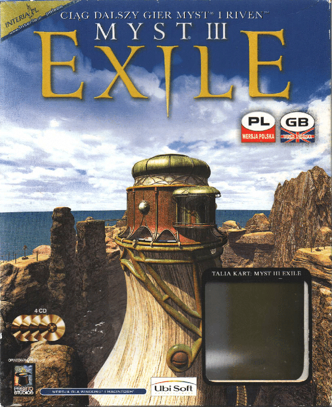 Myst III: Exile cover or packaging material - MobyGames